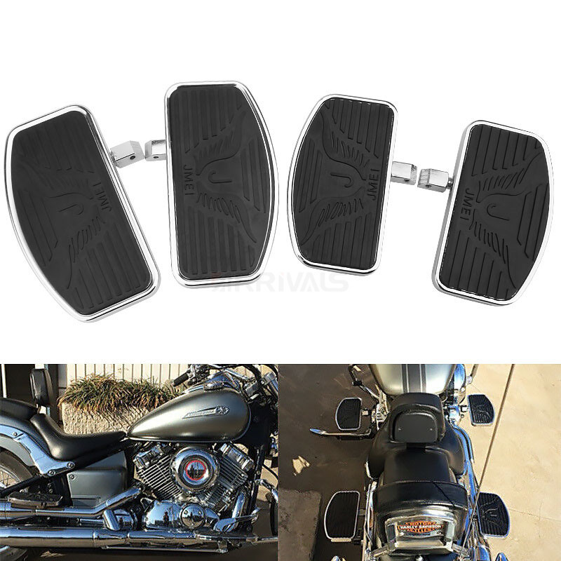 Jual Motorcycle Front Rear Wide Foot Rider Driver Foot Rest Floorboards ...