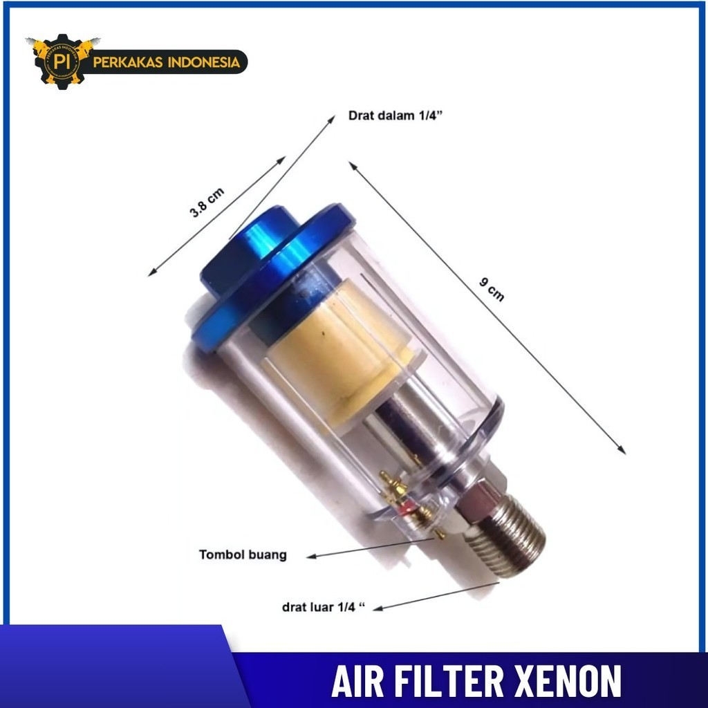 Jual Filter Air Udara Kompresor XENON Air Water Separator Saringan ...