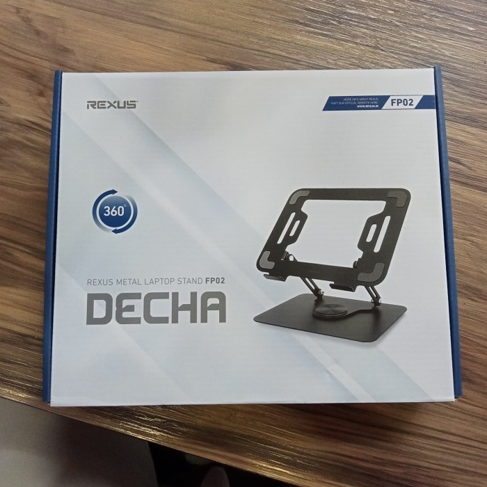 Jual REXUS Stand Laptop DECHA FP02 Metal With 360° Rotation Plate ...