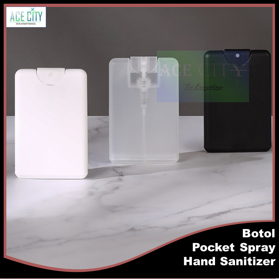 Jual Botol Spray Parfum / Hand Sanitizer 20ml Card / Pocket / Kartu ...