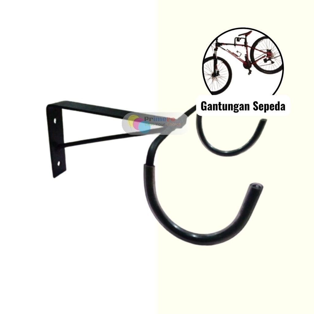 Jual Gantungan Sepeda Besi Tempel Dinding Serbaguna | Shopee Indonesia