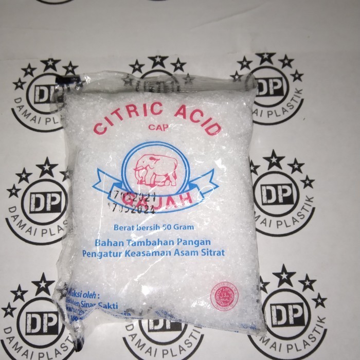 Jual CITRIC ACID Citrun Cap Gajah | Shopee Indonesia