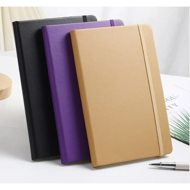 Jual PU Leather Notebook With Strap Buku Catatan Garis Diary Hardcover ...