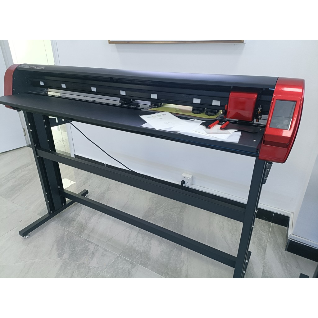 Jual D48 Inches Dual Head Touch Screen Vinyl Cutter Plotter With Floor ...
