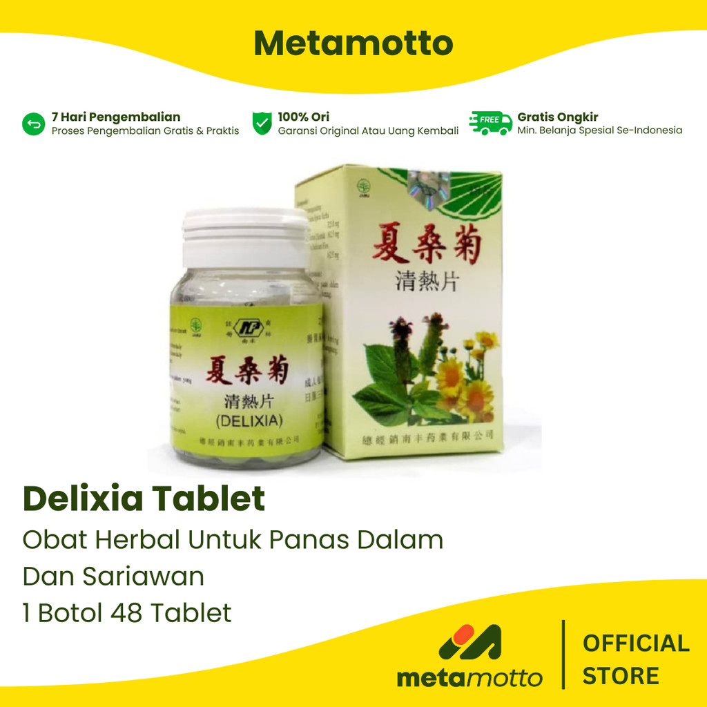 Jual Delixia Tablet - Obat Herbal Untuk Panas Dalam Dan Sariawan ...