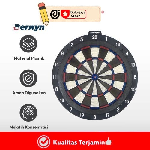 Jual ACE Berwyn Safety Dartboard Game Papan Dart Game Panahan Dinding ...