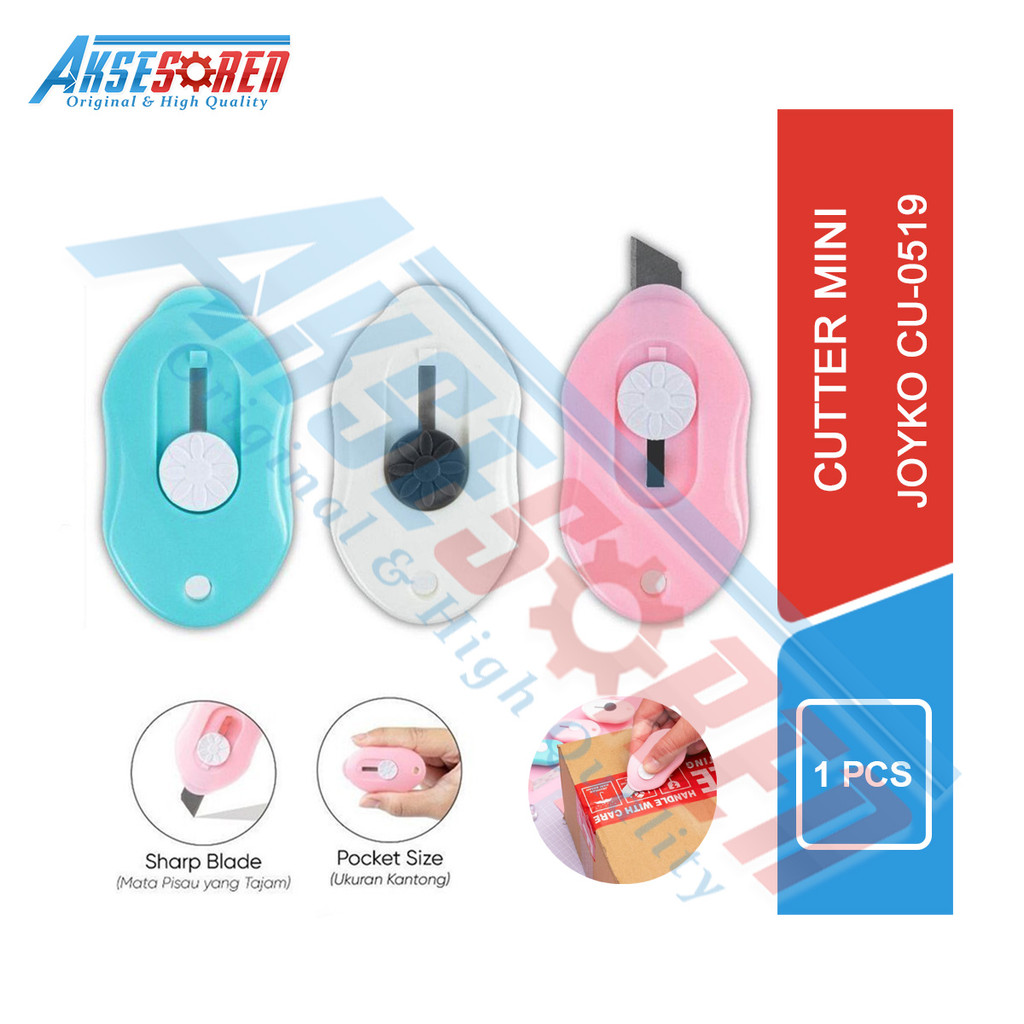 Jual Aksesoren Cutter Kecil Joyko [CU-0519] / Alat Pemotong Kertas ...