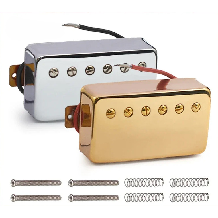 Jual Humbucker Electric Guitar Pickup Gold/Chrome Neck Bridge Pickup ...