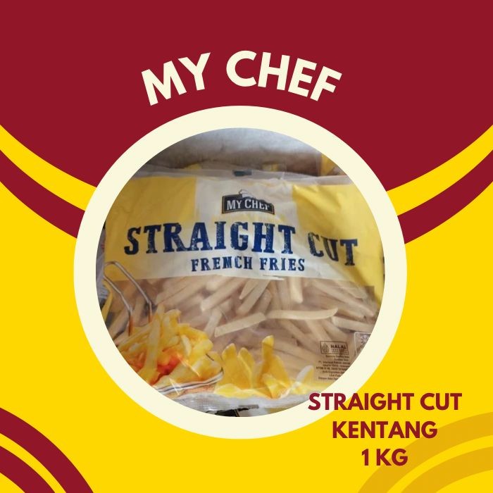 Jual my chef kentang straight cut 1 kg | Shopee Indonesia