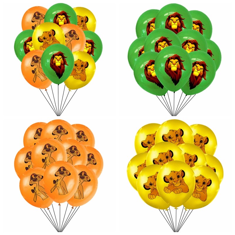 Jual Disney Lion king Birthday Decorations 12Inch Simba Lion king Latex ...