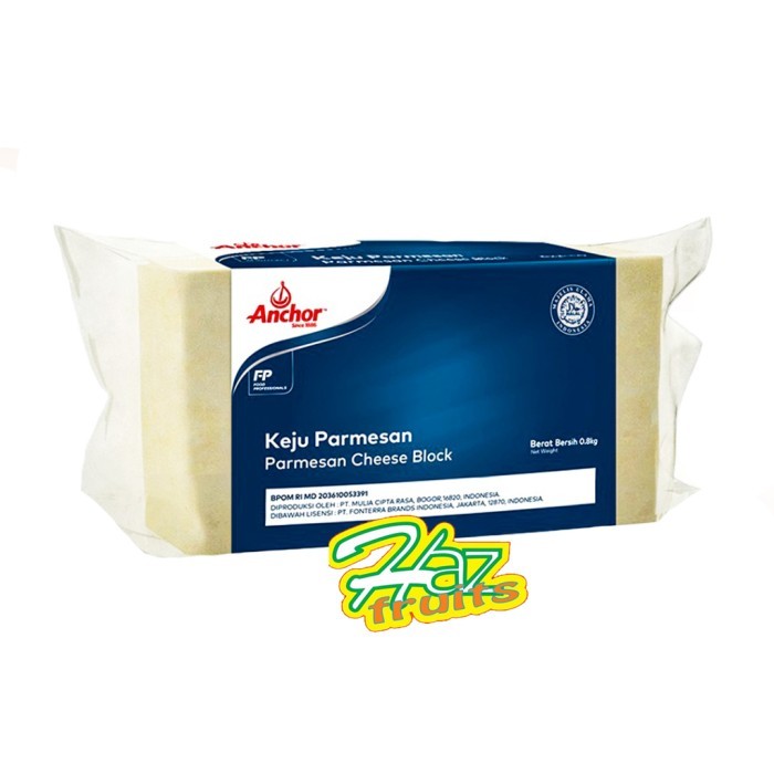Jual Anchor Parmesan Cheese Block 800 Gram Keju Parmesan | Shopee Indonesia
