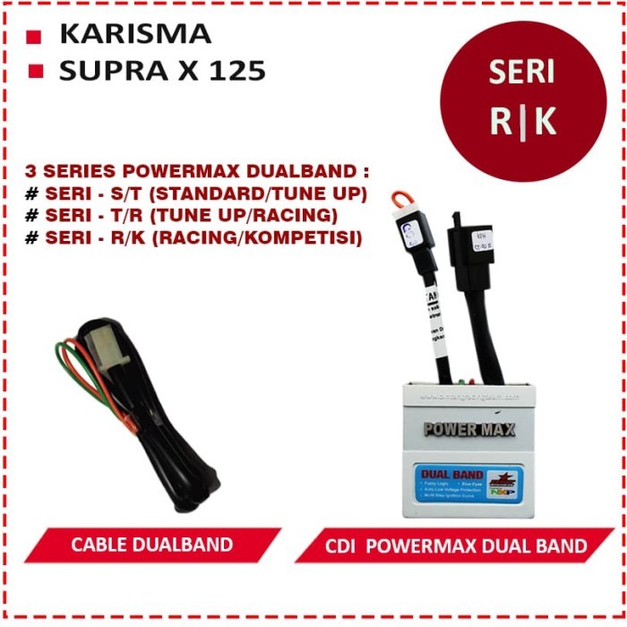 Jual CDI BRT POWER MAX DUAL BAND 'RK (KARISMA/SUPRA X 125) | Shopee ...