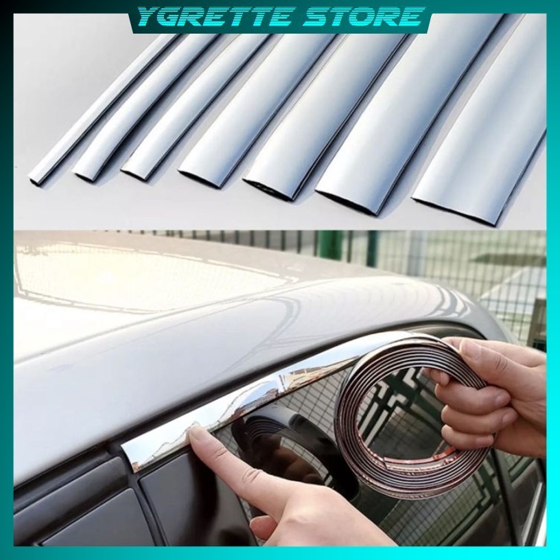 Jual YGRETTE - Lis Dekorasi Interior Eksterior Mobil Moulding Chrome ...