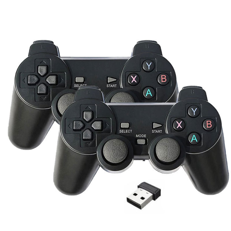 Jual Twin Game Controller 2.4G Wireless Joystick Double Gamepad for ...