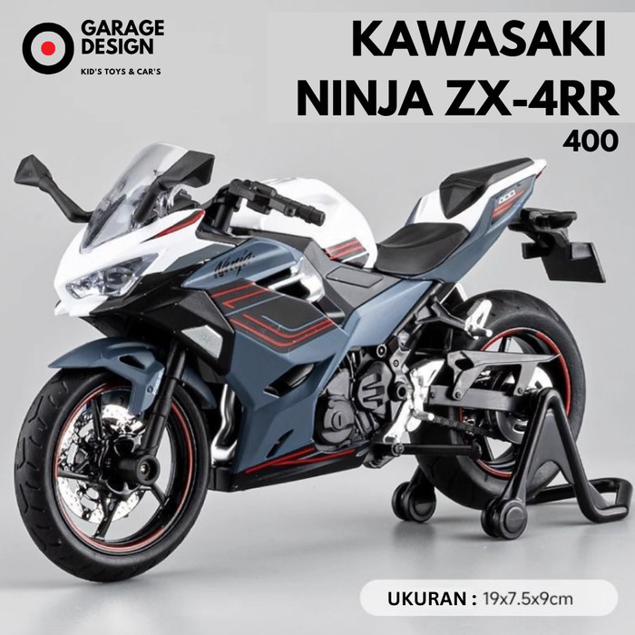 Jual Diecast 1:12 Kawasaki Ninja H2R Motor Bike - Motor Miniatur Skala 1:12 - Ninja400 1:12 C ...