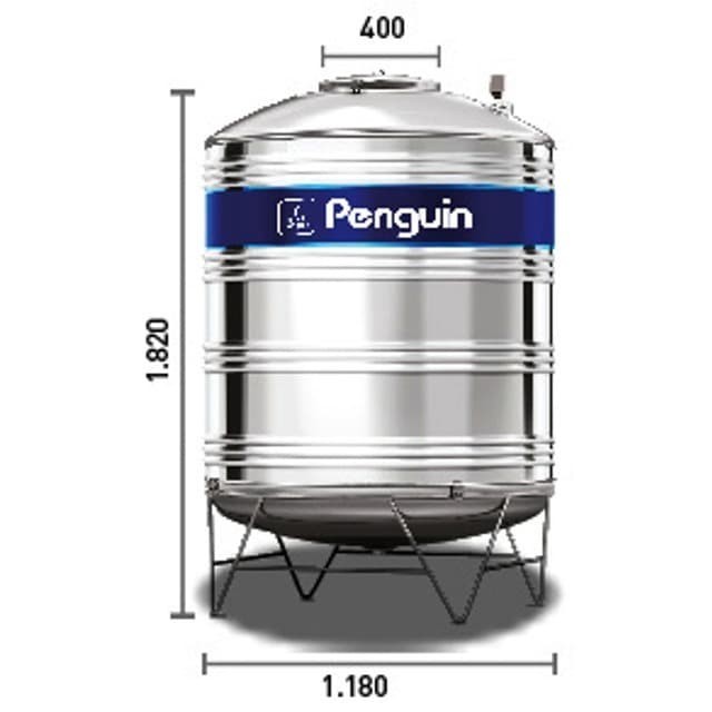 Jual Tangki Aire Penguin Stainless Steel 1500 Liter - JMD | Shopee ...