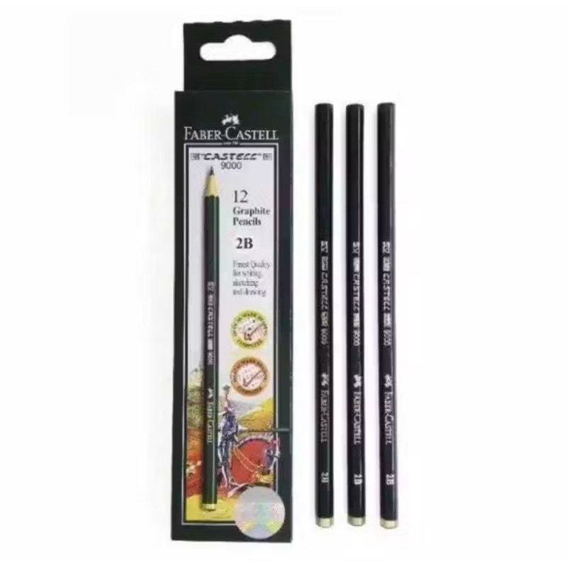 Jual Pensil Faber Castell 2B Original (1 pack = 12 pcs) | Shopee Indonesia