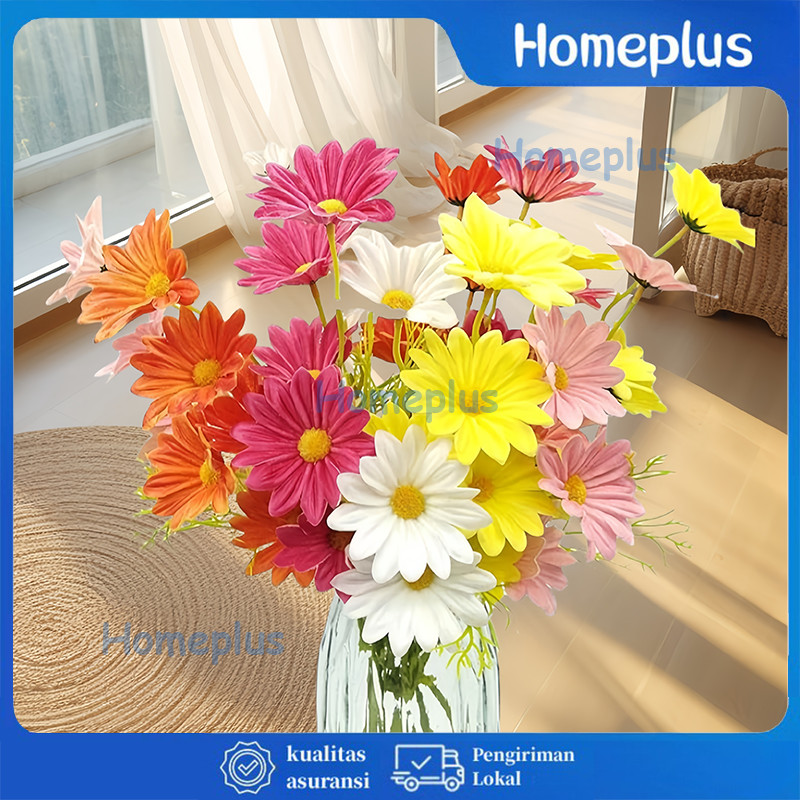 Jual Artificial Bunga Daisy Bunga Palsu Plastik Buatan Imitasi Hias ...