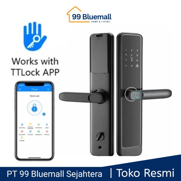 Jual NEW JUXI Smart Door Lock Fingerprint Smart App Card Original ...