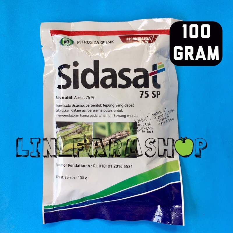 Jual SIDASAT 75 SP 100 GRAM INSEKTISIDA ( Asefat 75% ) | Shopee Indonesia