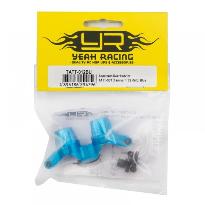 Jual YEAH RACING BLUE ALUM REAR HUB FOR TATT-S03 (TT-02 RWD) #TATT ...