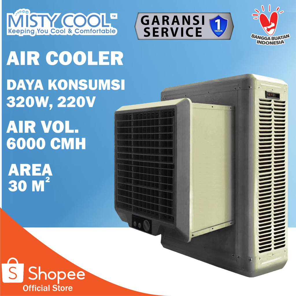 Jual Penyejuk Ruangan Air Cooler Blower Tipe Slim Untuk Luas 30M2 ...