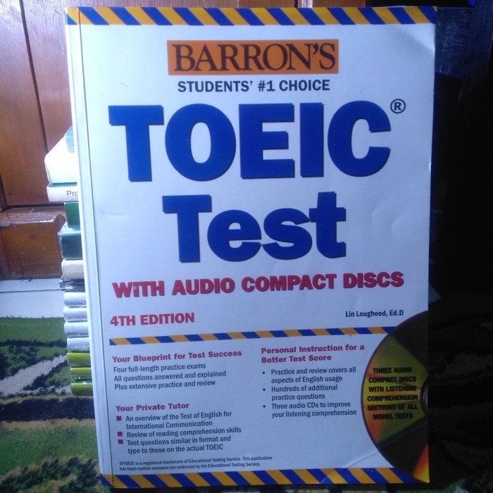 Jual Barron's Students' #1 Choice TOEIC Test ( Original ) | Shopee ...