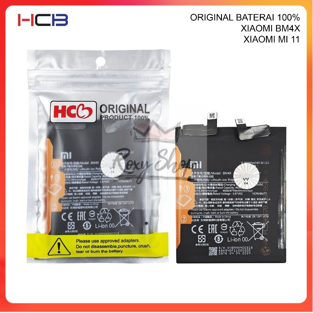 Jual BATTERY BATERAI XIAOMI BM4X XIAOMI MI 11 ORIGINAL | Shopee Indonesia