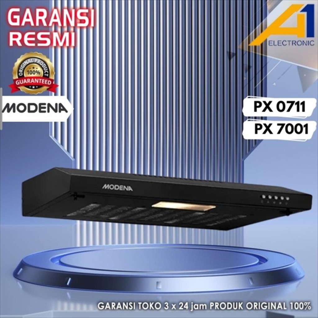 Jual MODENA COOKER HOOD SLIM PX 7001 / PX7001 , 70 CM PANEL METAL ...
