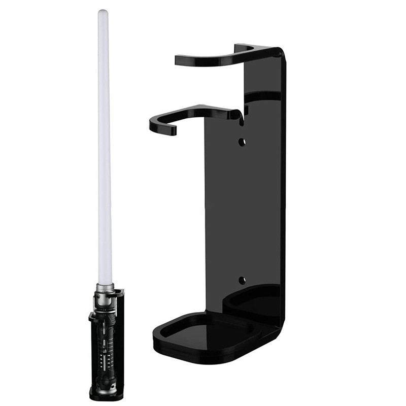 Jual Clear Light Saber Stand Wall Mount Storage Rack With Screws For ...