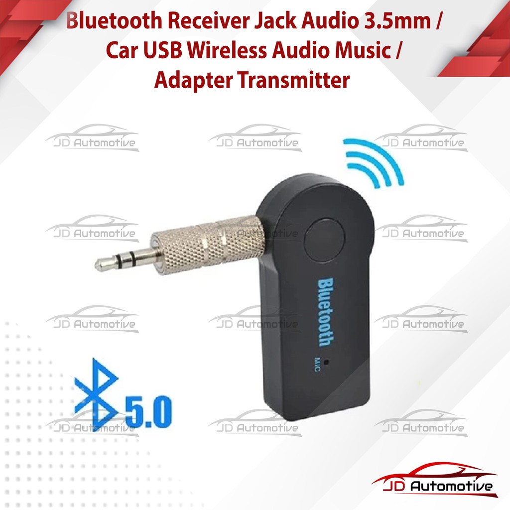 Jual Bluetooth Receiver Jack Audio 3.5mm / Car USB Wireless Audio Music ...