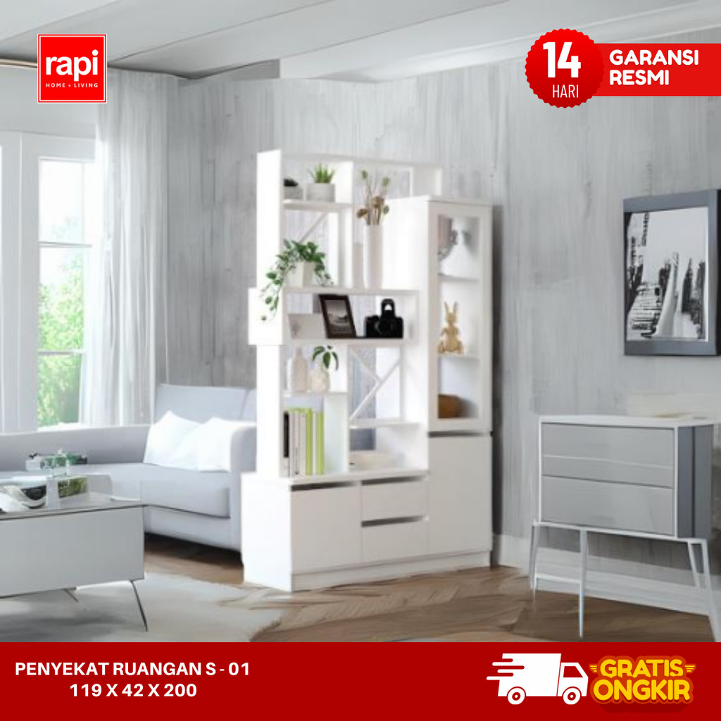 Jual Rapi Penyekat Ruangan Display Cabinet Rak Pajangan - PENYEKAT ...