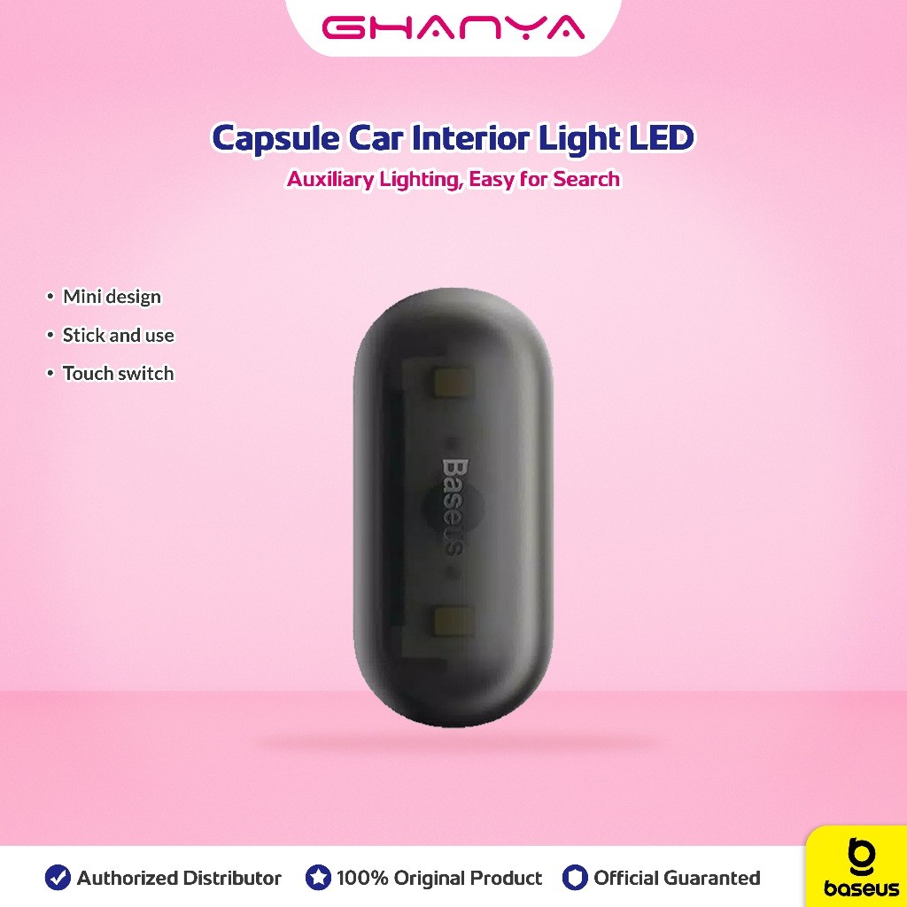 Jual BASEUS ORIGINAL Capsule Car Interior Light LED Lampu Plafon Kabin ...