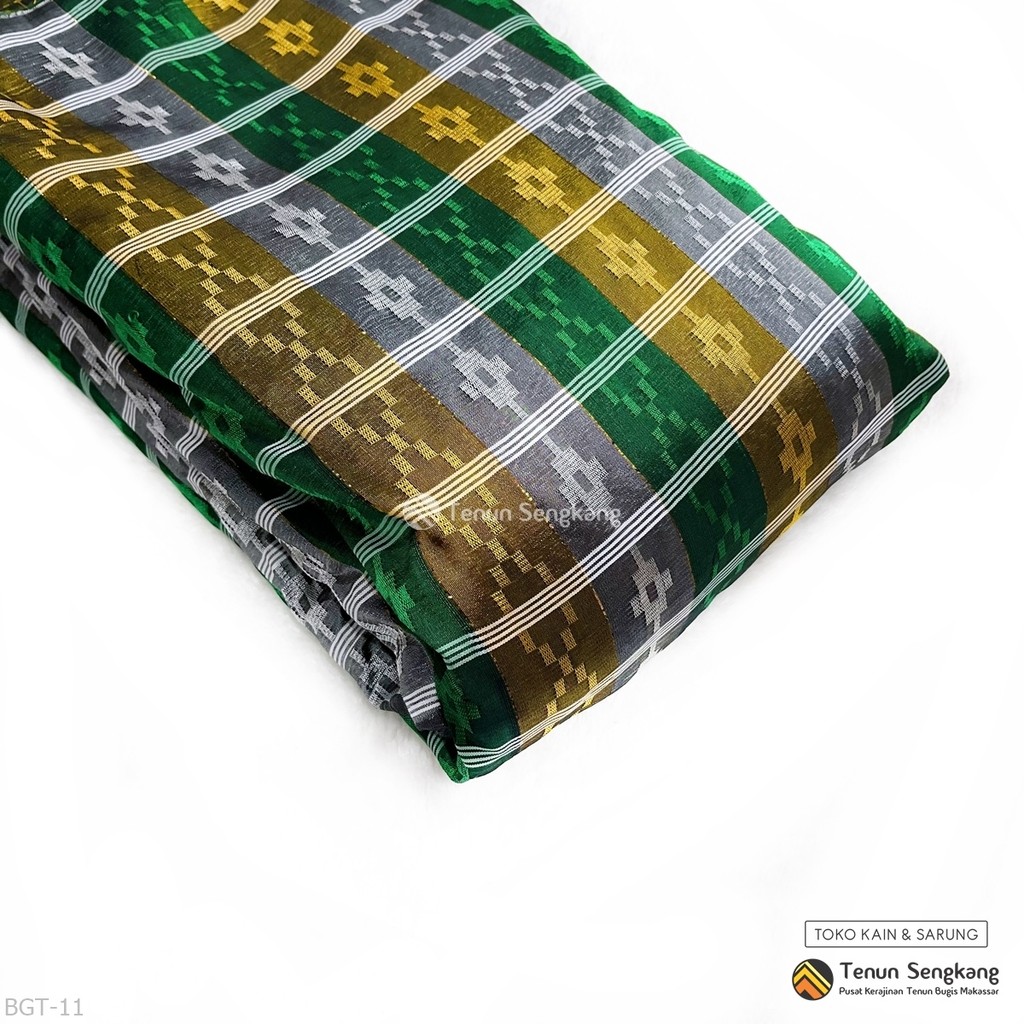 Jual Kain Tenun Baltong Kristal Kotak Bervariasi Benang Emas Sutra ...