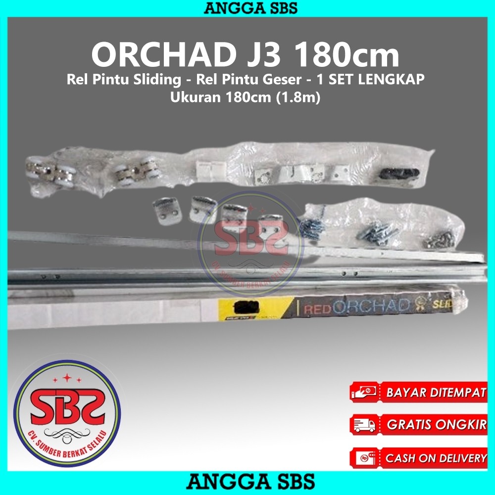 Jual REL SLIDING J3 ORCHAD - Rel Pintu Dorong - Sliding Rail Galvanis ...