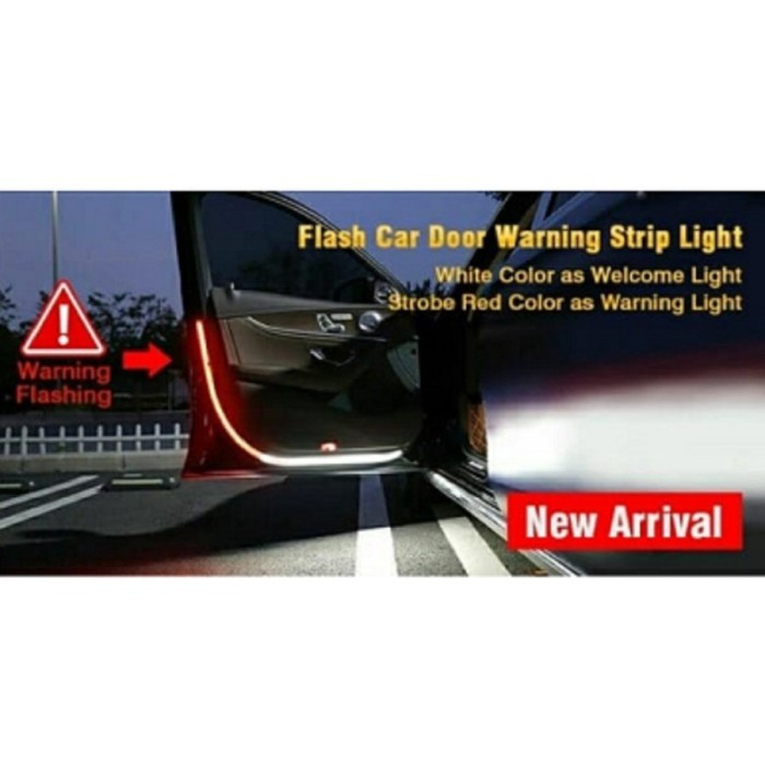 Jual Lampu Peringatan Pintu Mobil Warning Door 120cm Flash Kedip 2 ...