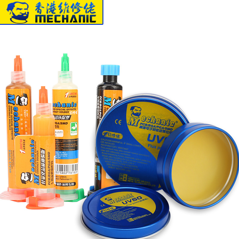Jual MECHANIC LEAD-Free Solder Paste Flux No-Clean Halogen-Free Soldering Paste Welding Grease ...