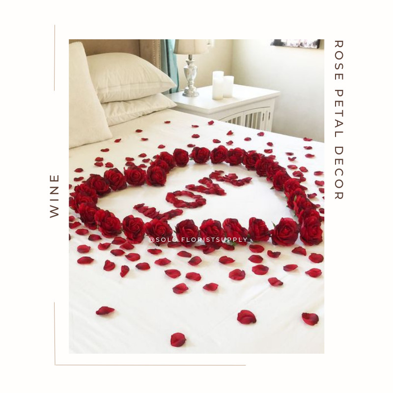 Jual 100PCS ROSE PETAL kelopak BUNGA IMITASI 1 PACK -+100 HELAI BUNGA ...