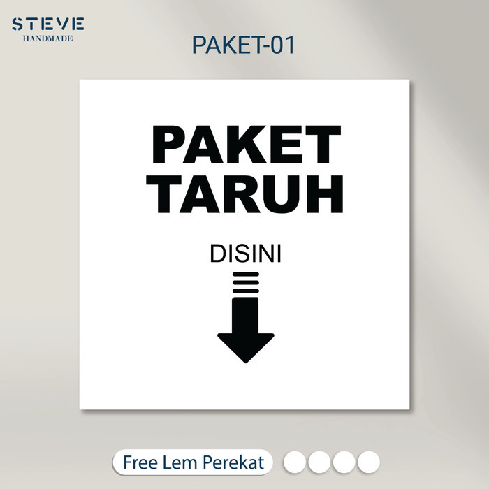 Jual Sign Board Paket | Papan Tanda Paket Label Akrilik Sign Board ...