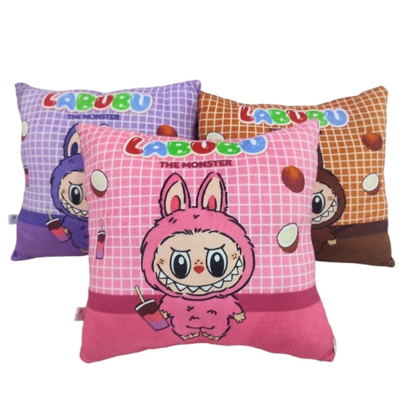Jual Bantal Labubu Bantal sofa Printing bahan yelvo lembut halus kado ...