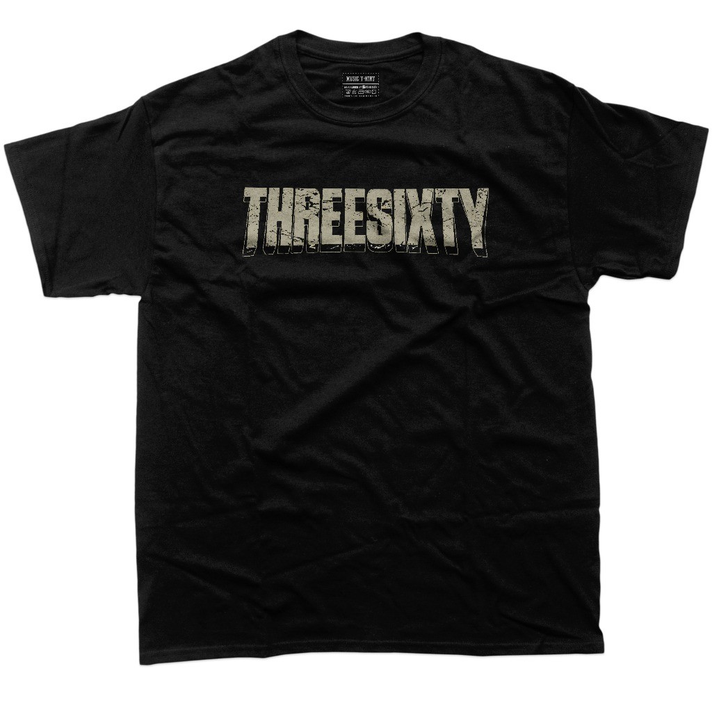 Jual T-shirt Bootleg Band Skatepunk THREESIXTY Artwork Font N Logo ...