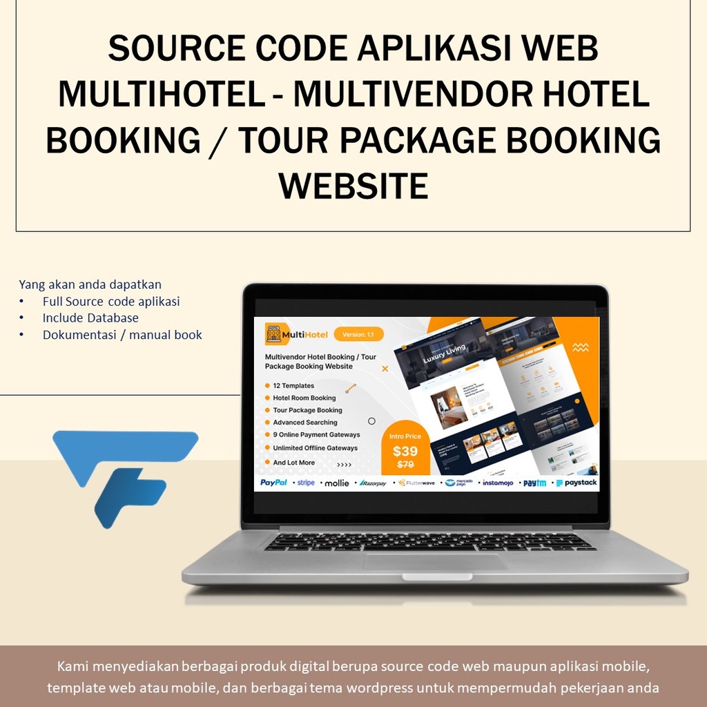 Jual SOURCE CODE APLIKASI WEB MULTIHOTEL - MULTIVENDOR HOTEL BOOKING ...