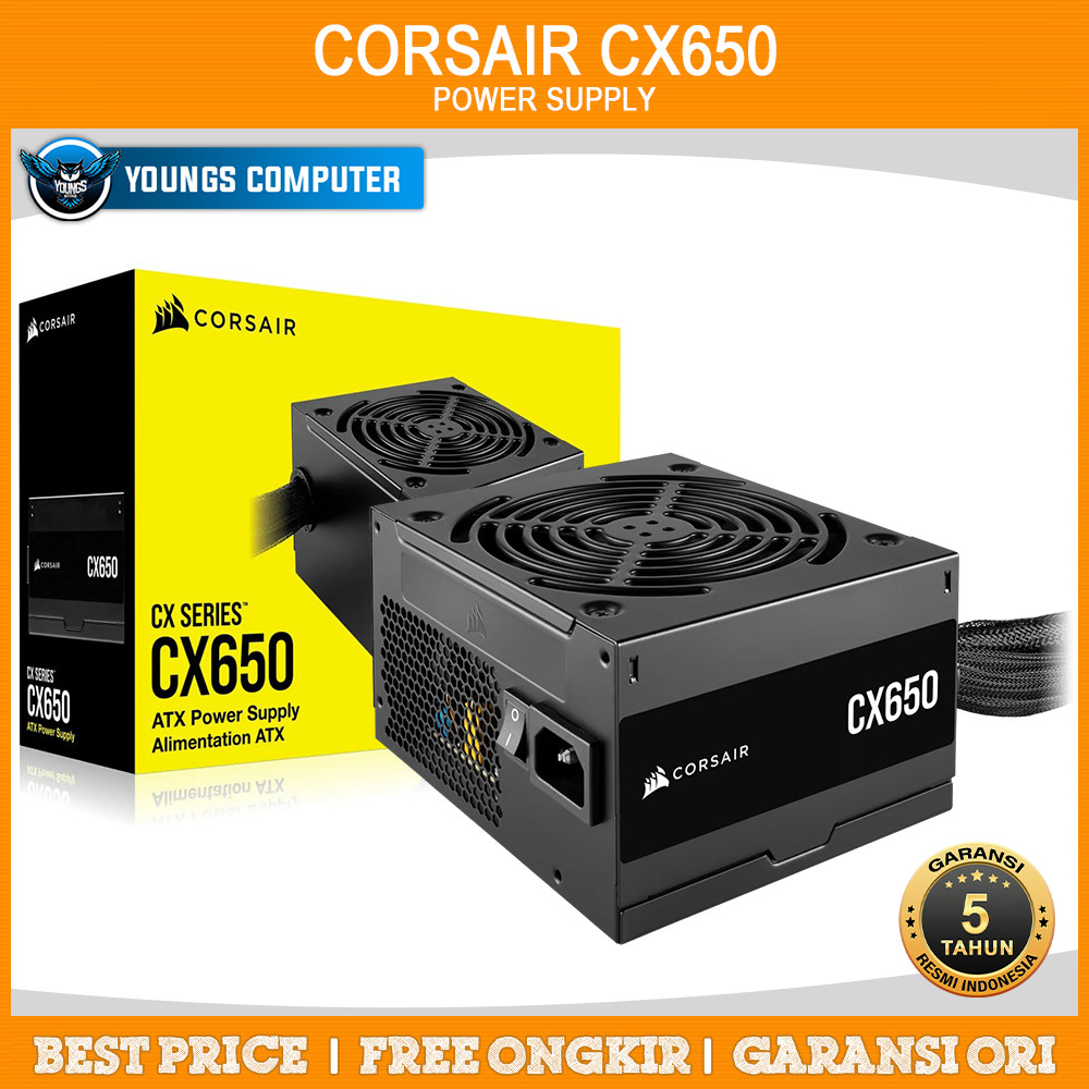 Jual PSU CORSAIR CX650 650W 80+ Bronze | Power Supply 650 Watt | Shopee ...