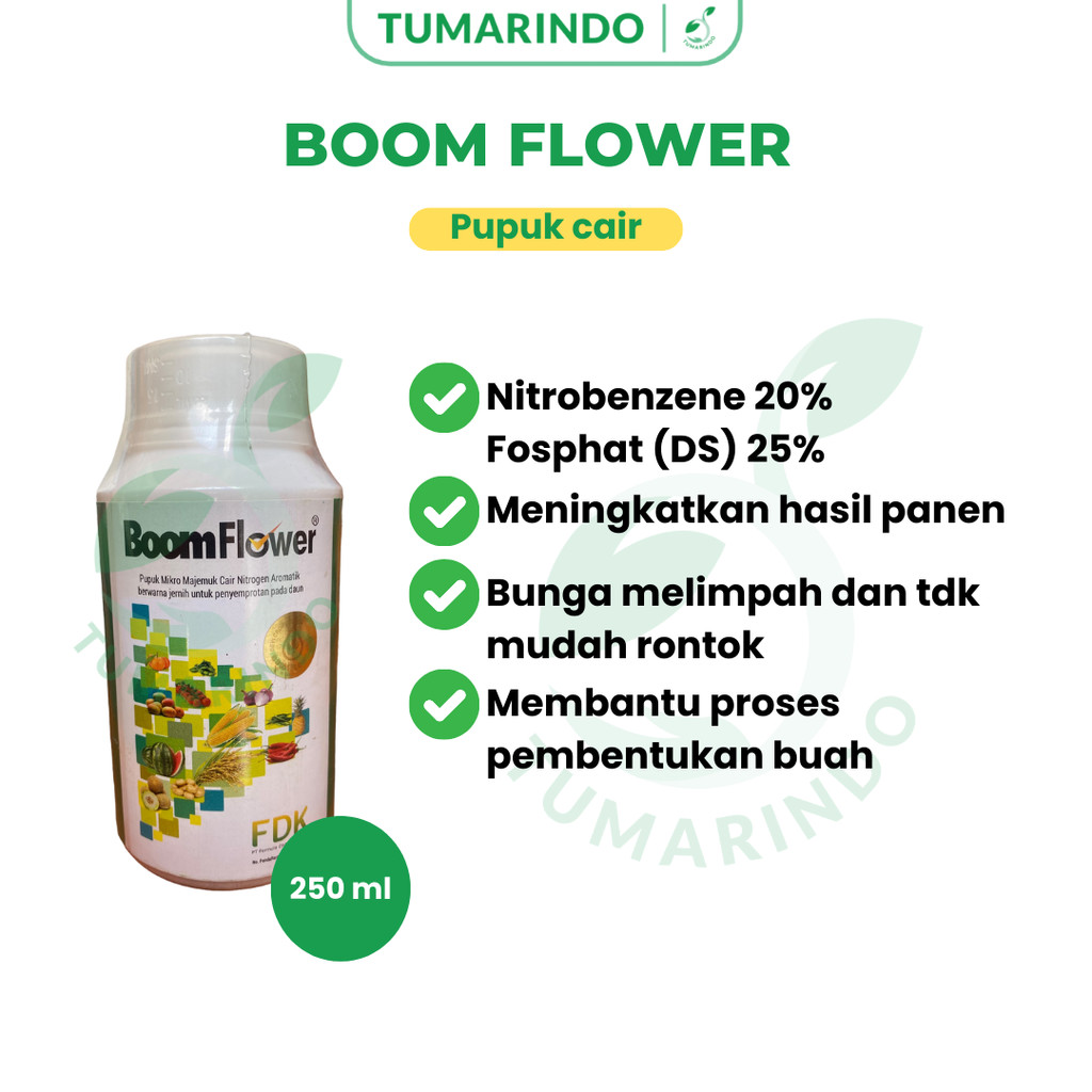 Jual Boom Flower 250ml Pupuk Cair Mikro Majemuk Suplemen | Shopee Indonesia