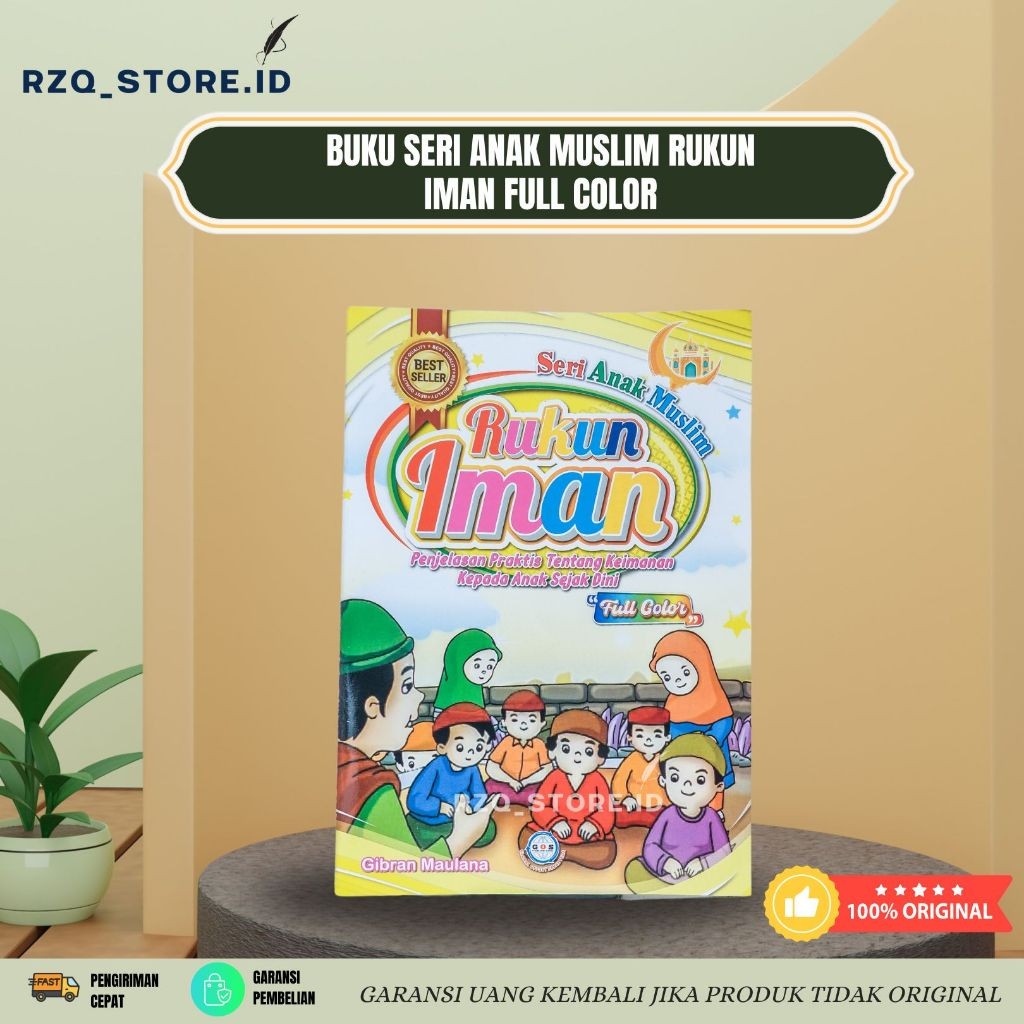 Jual BUKU SERI ANAK MUSLIM RUKUN IMAN FULL COLOR | Shopee Indonesia