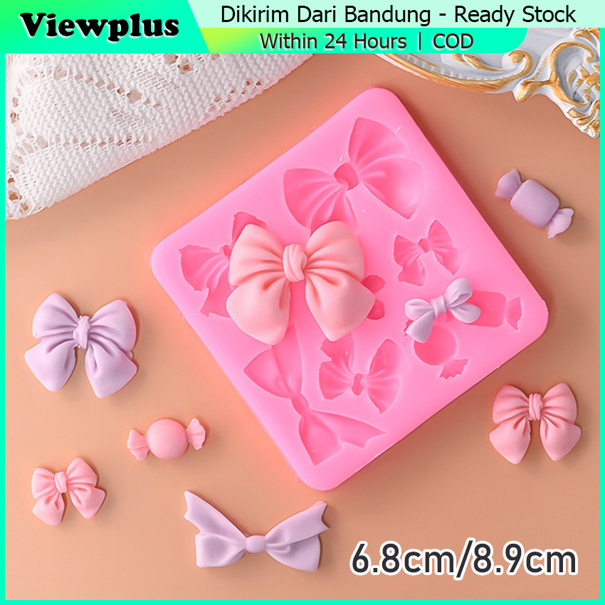 Jual Cetakan Silikon Fondant Pita Motif Cantik Pita Ribbon Silicone ...