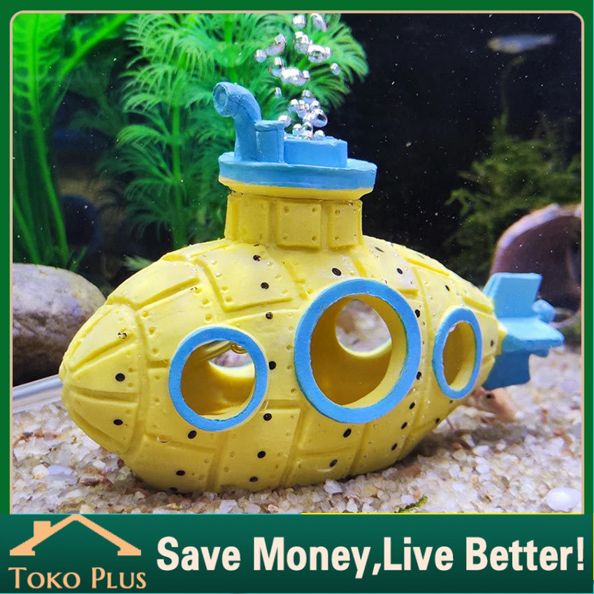 Jual Hiasan Aquarium Kapal Selam Resin Hight Quality Akuarium Ornamen Hiasan Aquarium Rumah ...