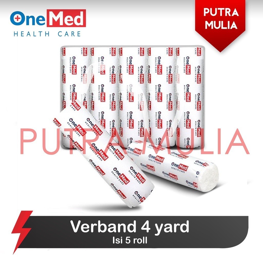 Jual Kasa verban Pembalut OneMed 10cm per pak 5 roll | Shopee Indonesia