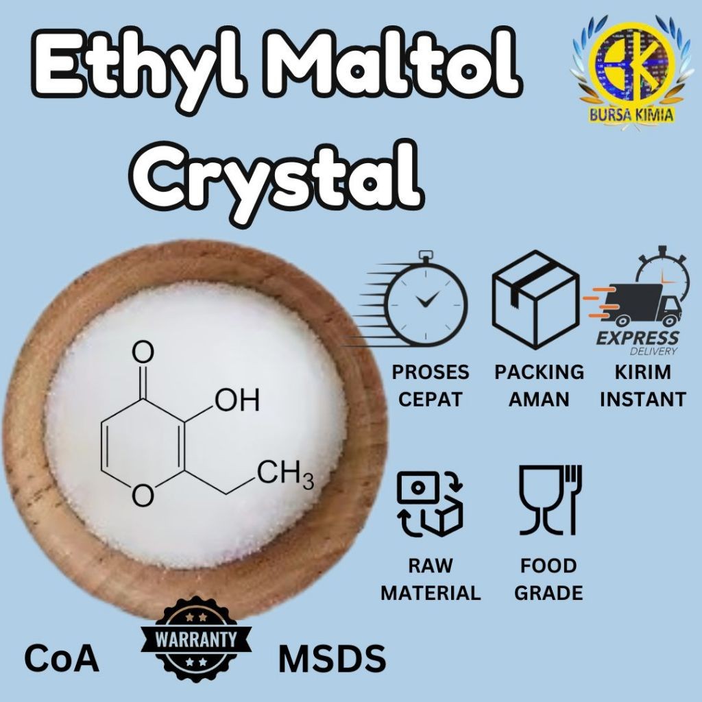 Jual Ethyl Maltol 250GR pure/ Ethil Maltol / Penguat Aroma terbaik ...