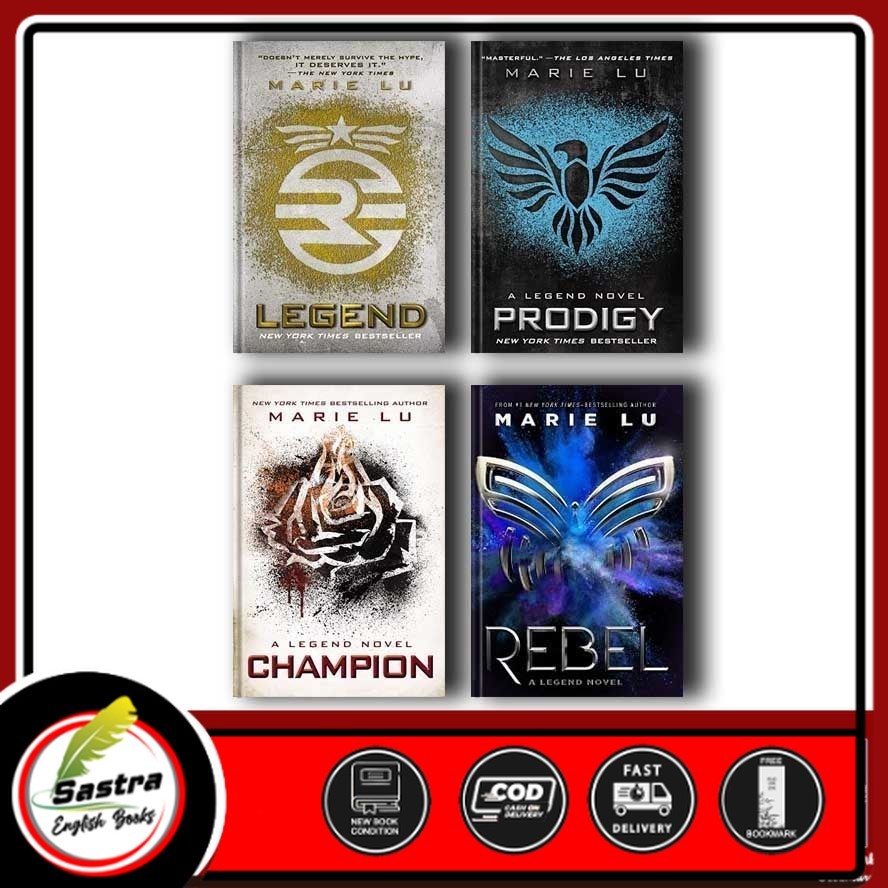 Jual Marie Lu Legend Series (Legend, Prodigy, Champion, Rebel) | Shopee ...